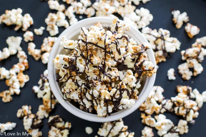 Healthy Caramel Popcorn - Love In My Oven