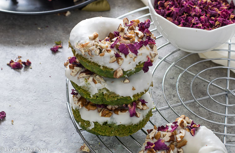 Green Monster Baked Donuts - Love In My Oven