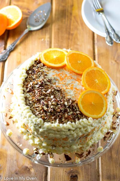 Orange-Carrot Cake - Love In My Oven