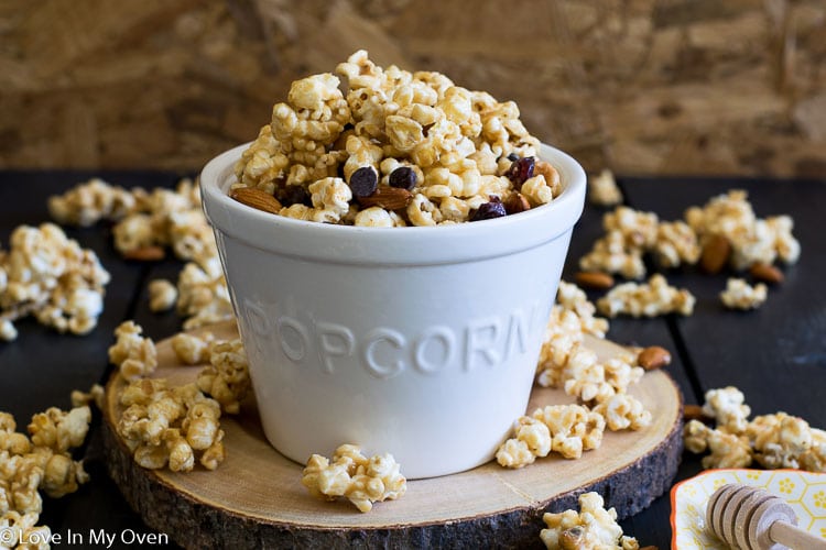 Trail Mix Popcorn | Love In My Oven