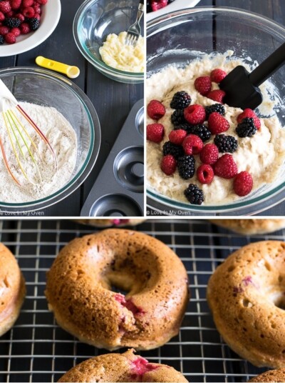 Baked Berry Donuts - Love In My Oven