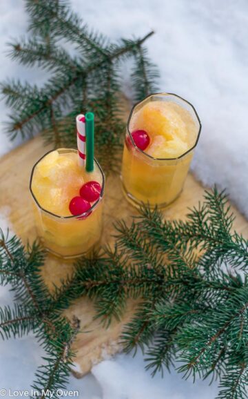 Boozy Christmas Slush - Love In My Oven