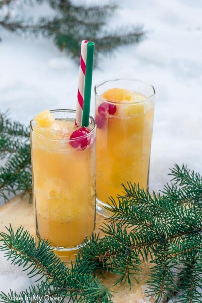 Boozy Christmas Slush - Love In My Oven