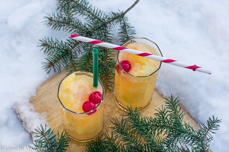 Boozy Christmas Slush - Love In My Oven