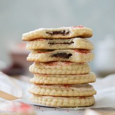 Raspberry Filled Sugar Cookies - Love In My Oven
