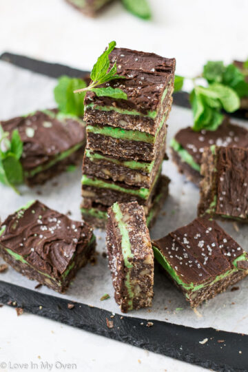 Mint Nanaimo Bars - Love In My Oven