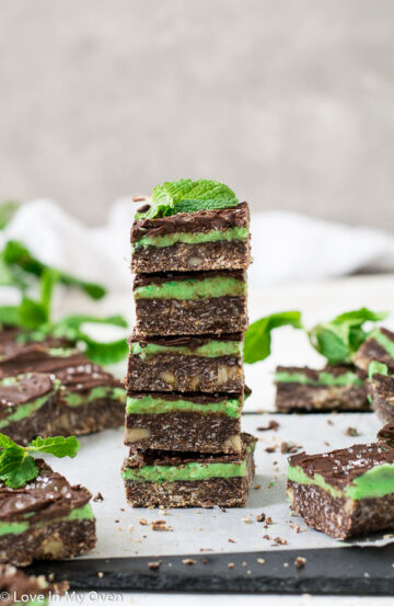 Mint Nanaimo Bars - Love In My Oven