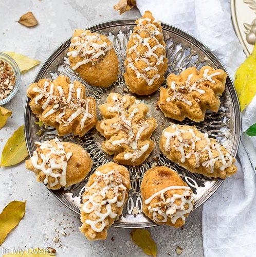 Mini Maple Pecan Cake - Love In My Oven