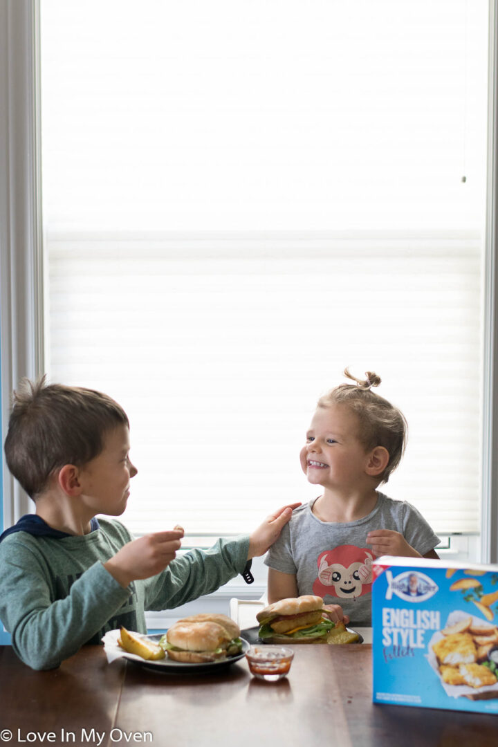 Crispy Fish Burgers - Love In My Oven