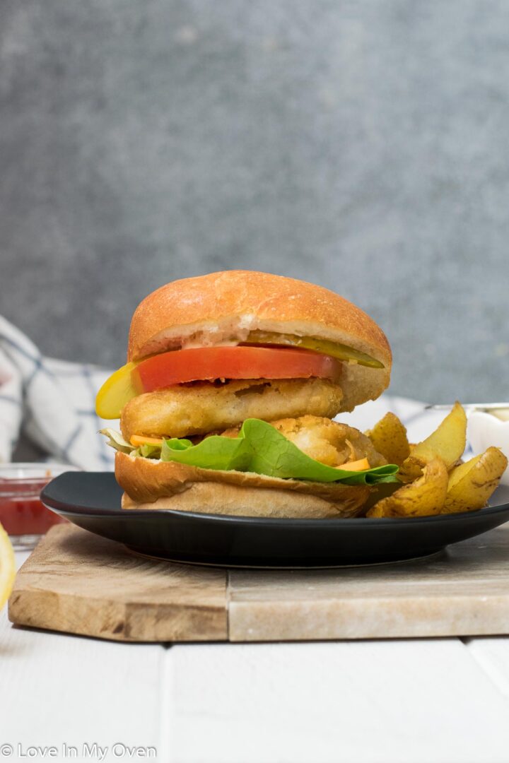 Crispy Fish Burgers - Love In My Oven