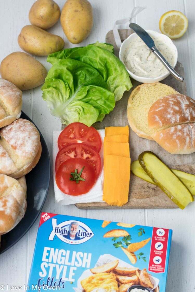 Crispy Fish Burgers - Love In My Oven