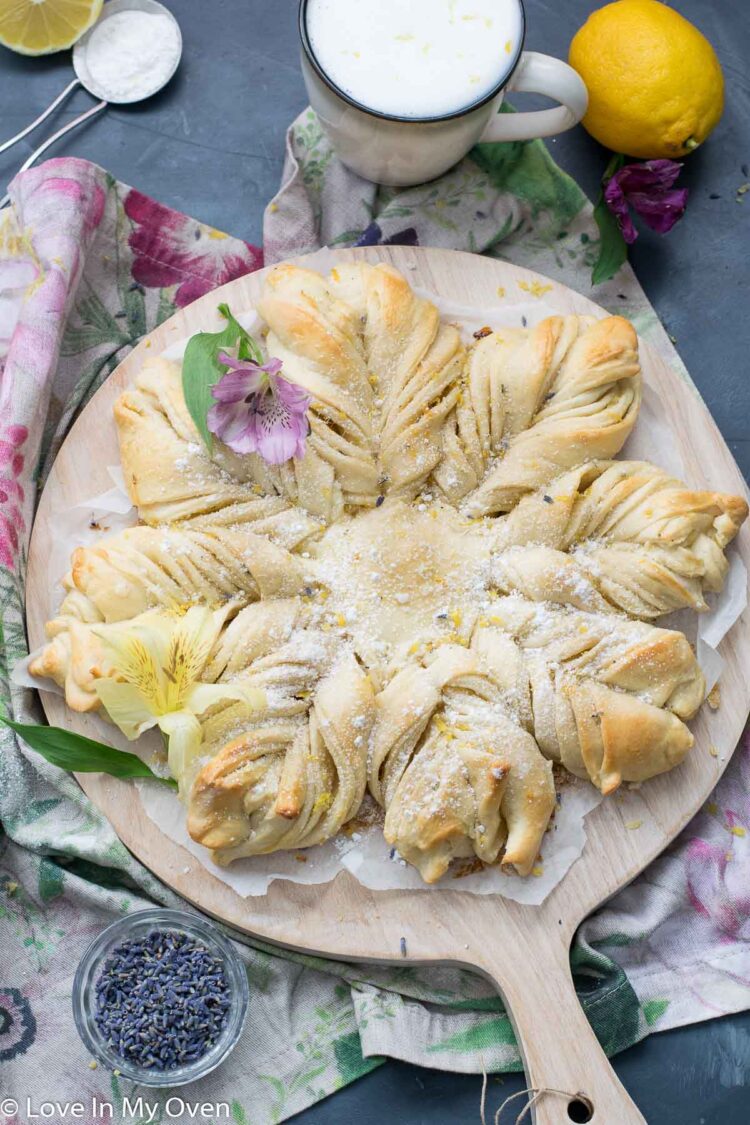 Star Lemon Lavender Bread - Love In My Oven