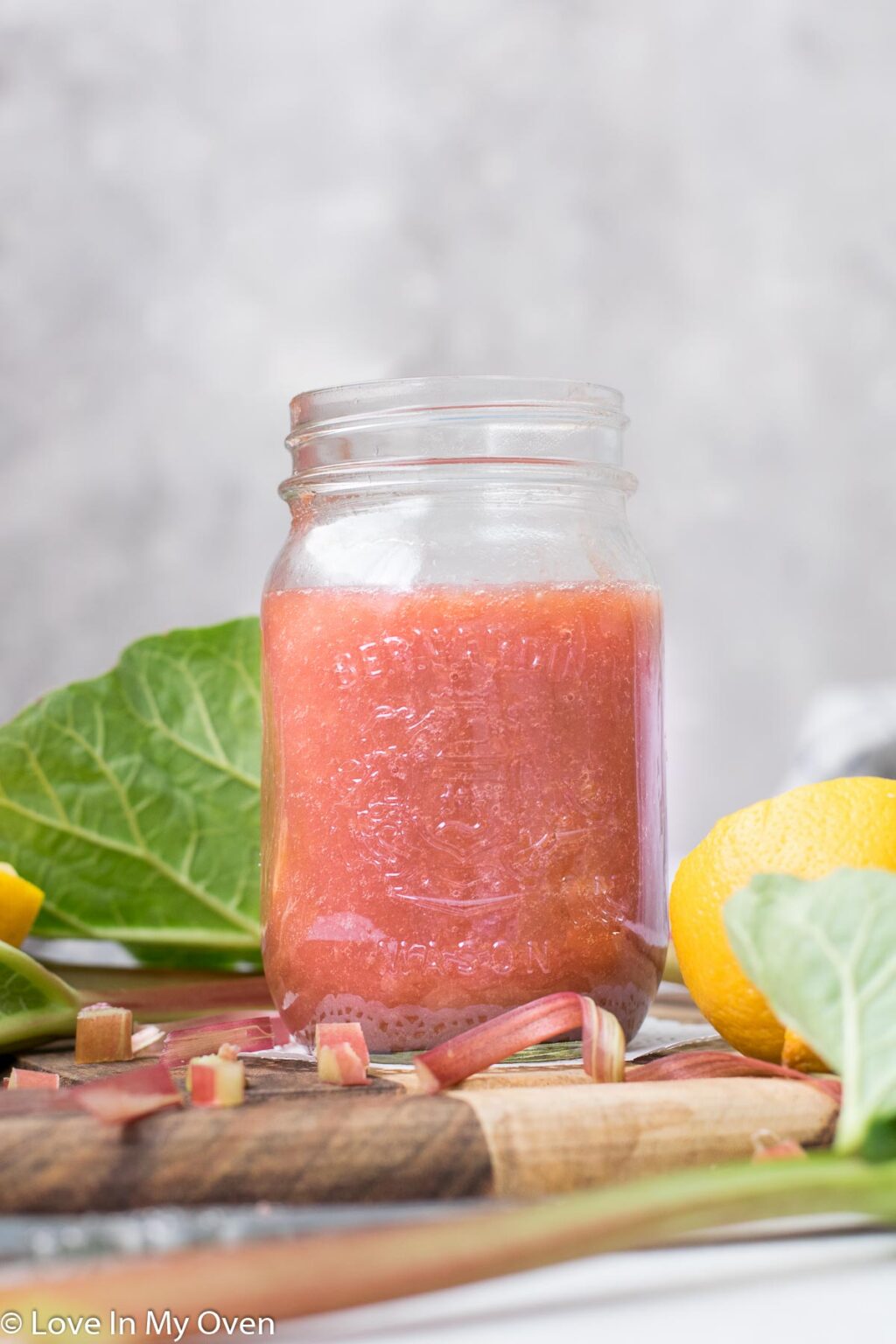 Rhubarb Butter - Love In My Oven