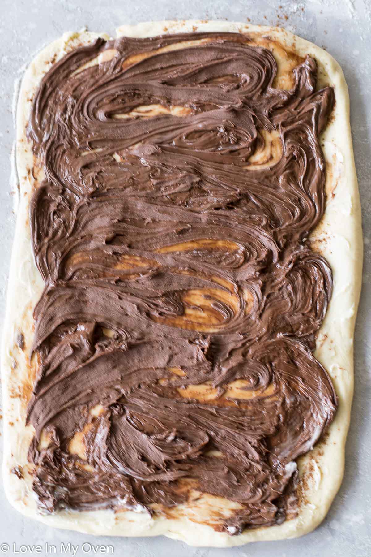 Nutella Cinnamon Rolls - Love In My Oven