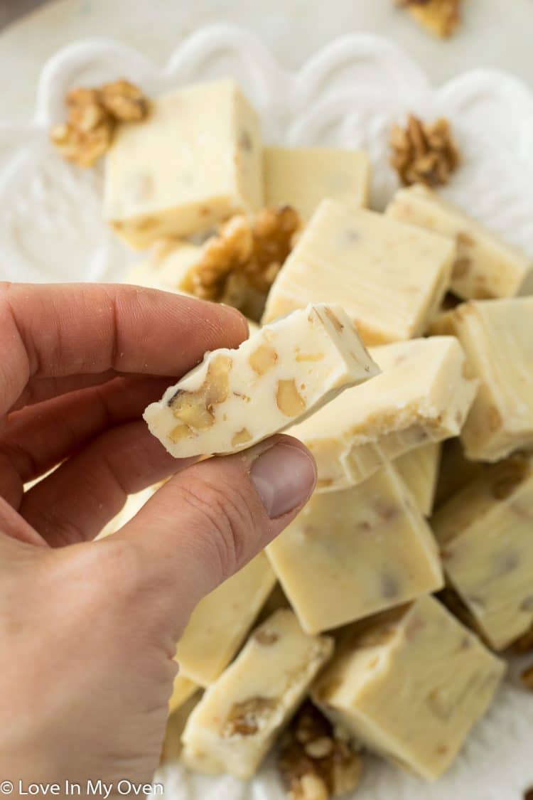 Maple Walnut Fudge - Love In My Oven