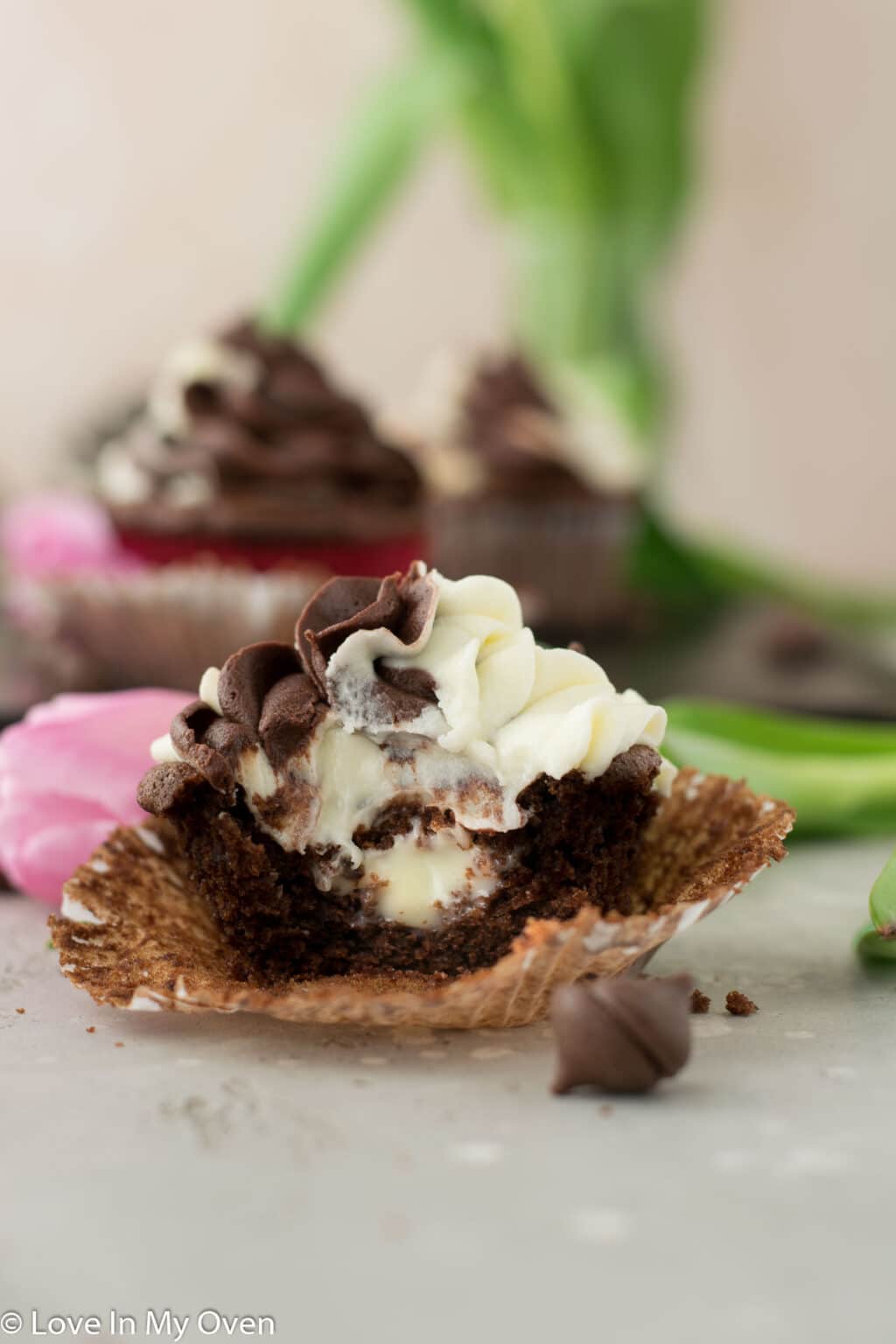 Tuxedo Cupcakes - Love In My Oven