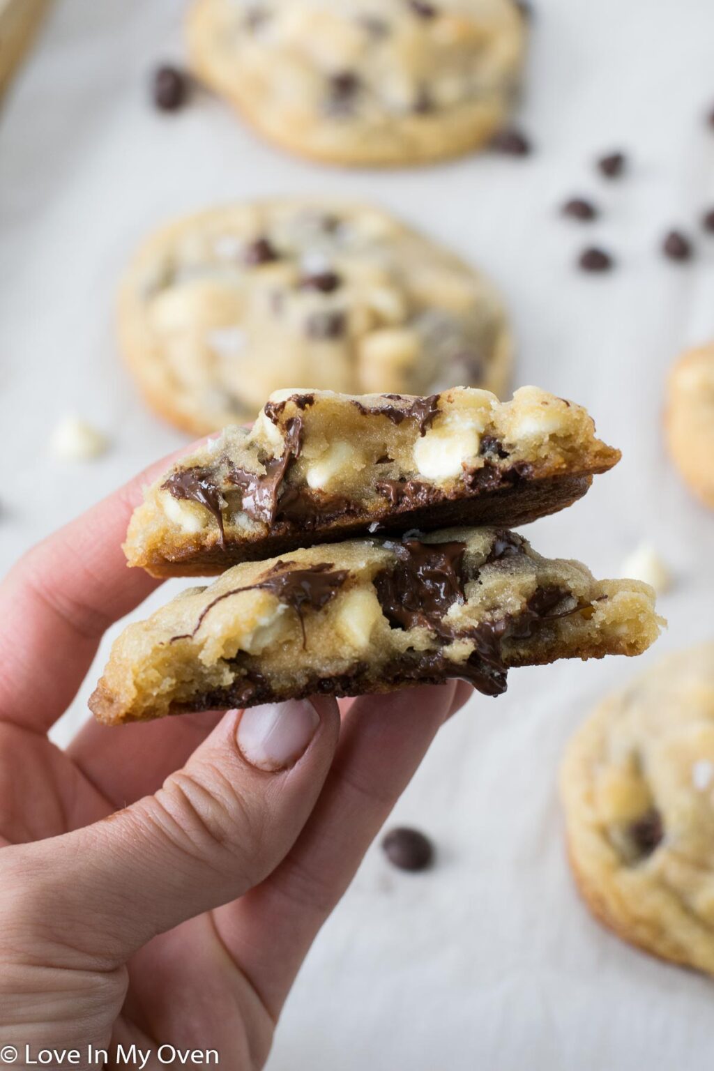 Jumbo Chocolate Chip Cookies - Love In My Oven