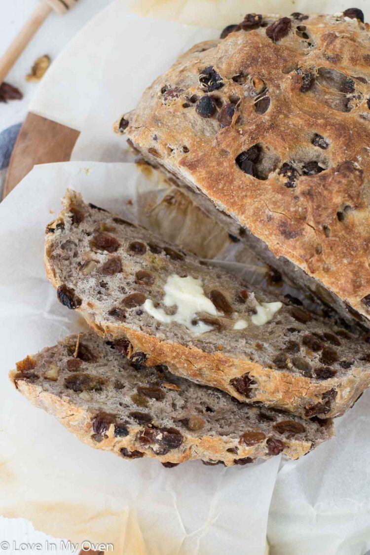 Raisin Walnut Bread - Love In My Oven