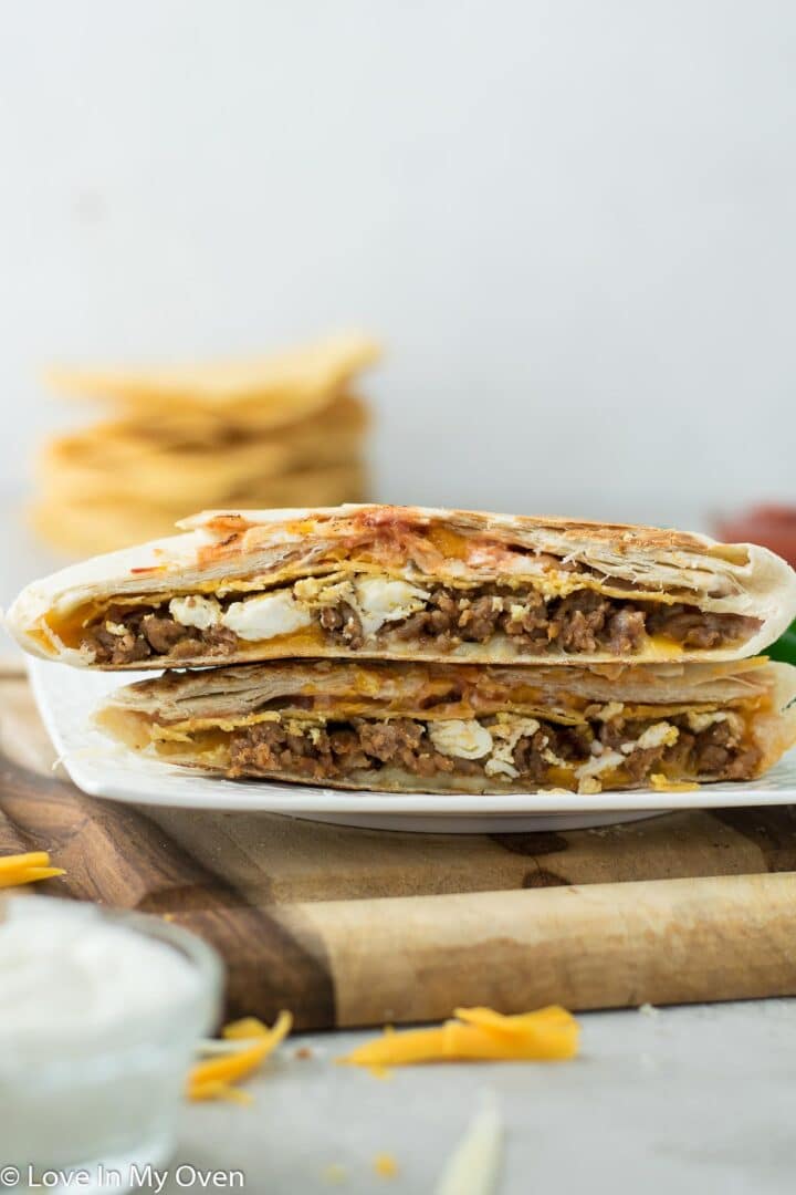 Breakfast Crunch Wrap - Love In My Oven