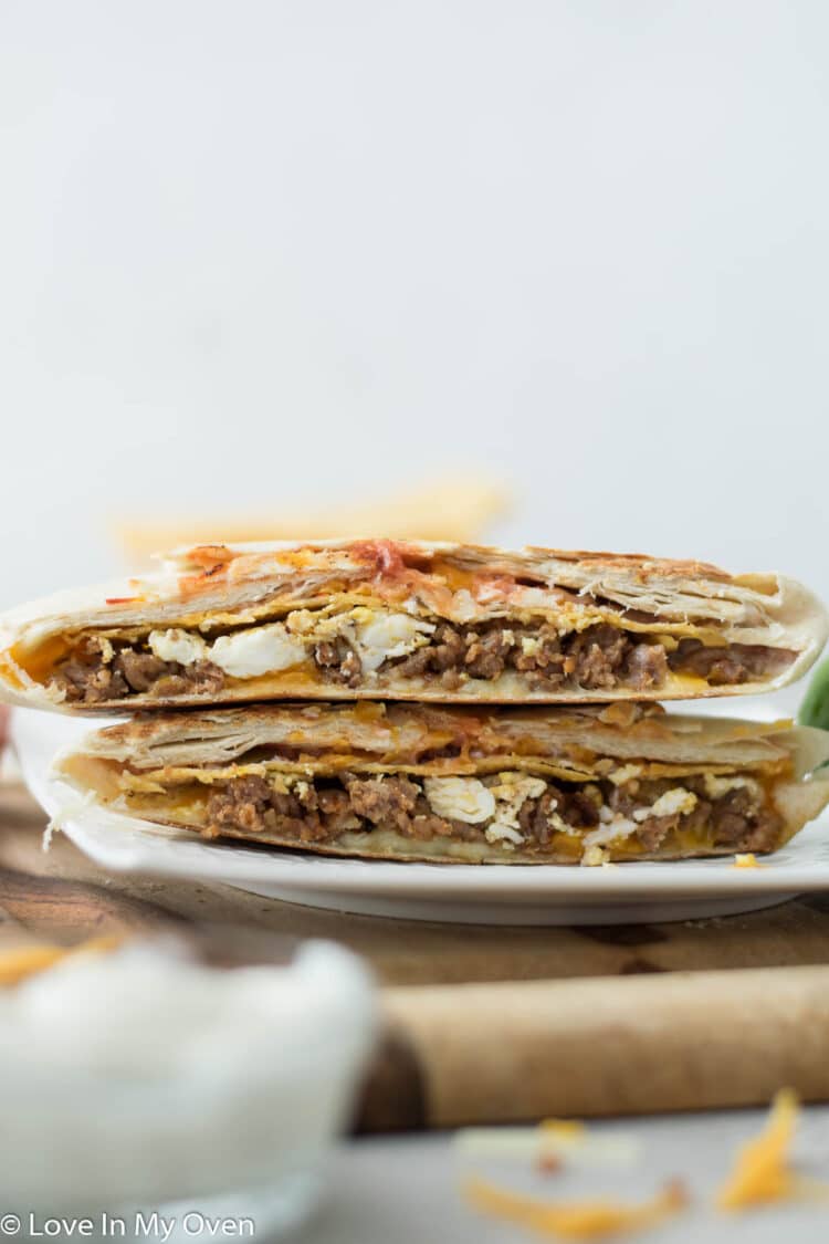 Breakfast Crunch Wrap - Love In My Oven