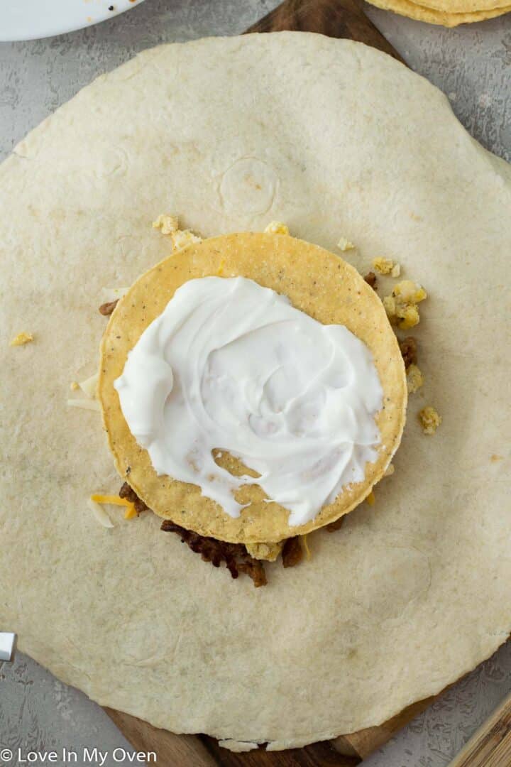 Breakfast Crunch Wrap - Love In My Oven