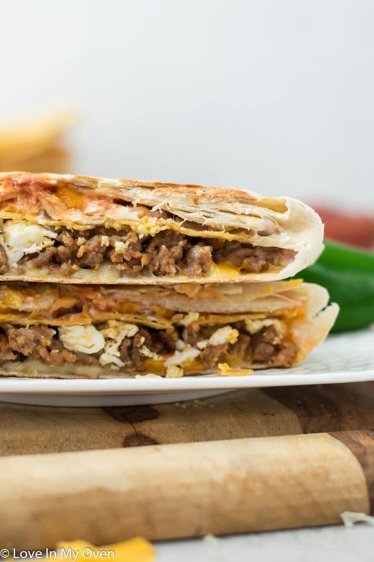 Breakfast Crunch Wrap - Love In My Oven