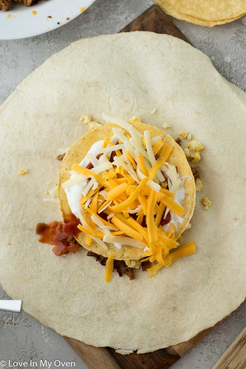 Breakfast Crunch Wrap - Love In My Oven