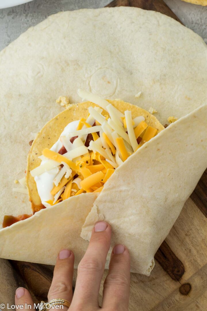 Breakfast Crunch Wrap - Love In My Oven