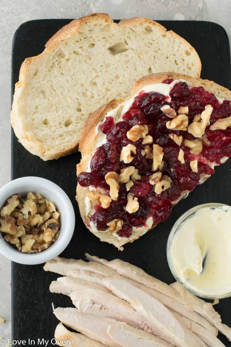 Turkey Cranberry Sandwich - Love In My Oven