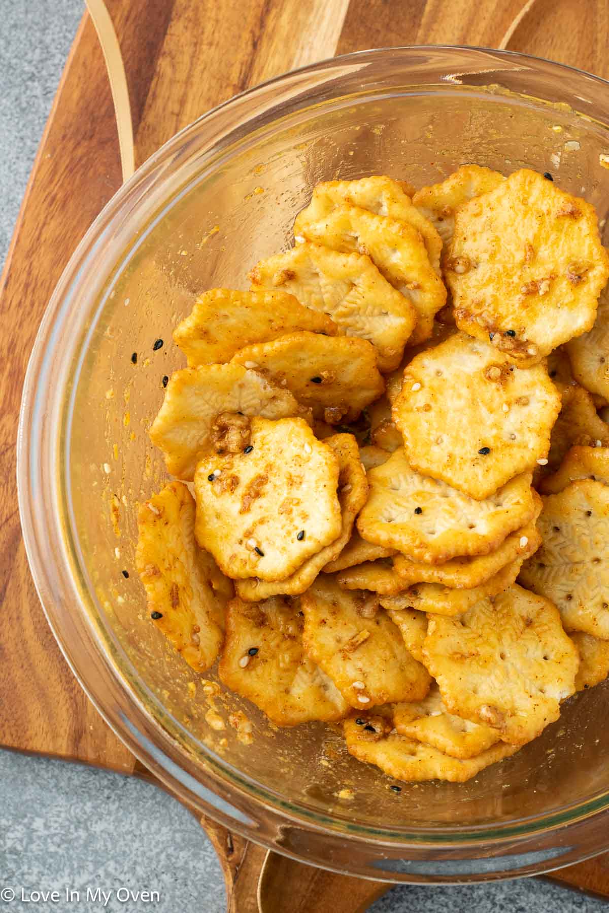 Baked Ritz Crackers - Love In My Oven