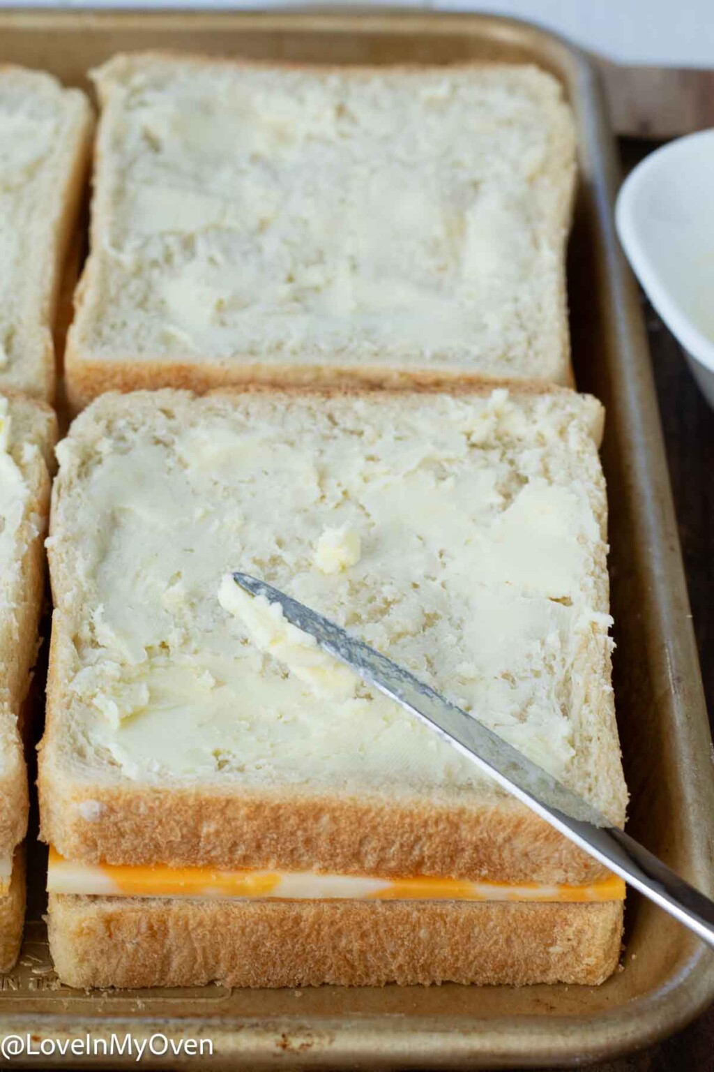 Baked Grilled Cheese - Love In My Oven