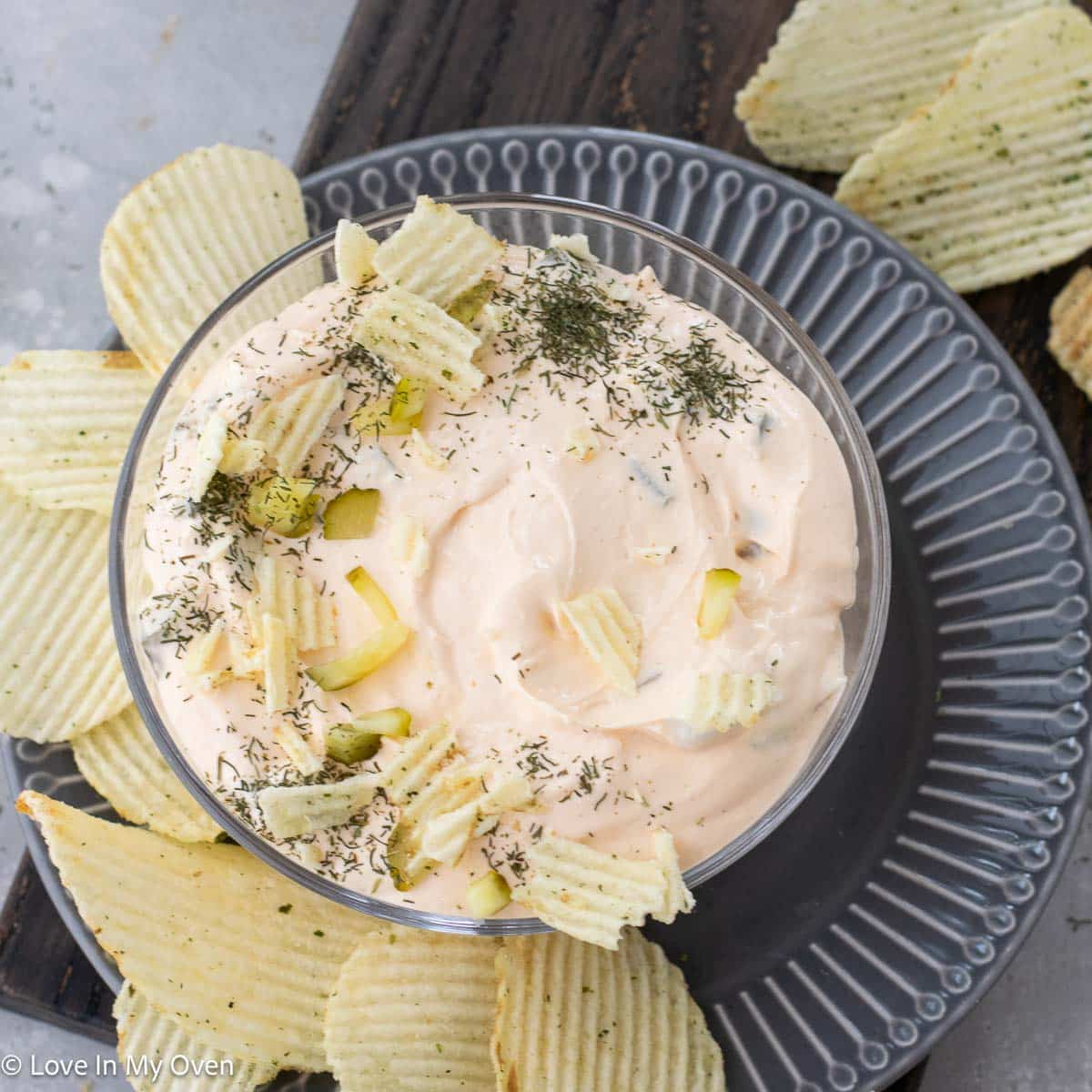 Spicy Dill Pickle Dip - Love In My Oven