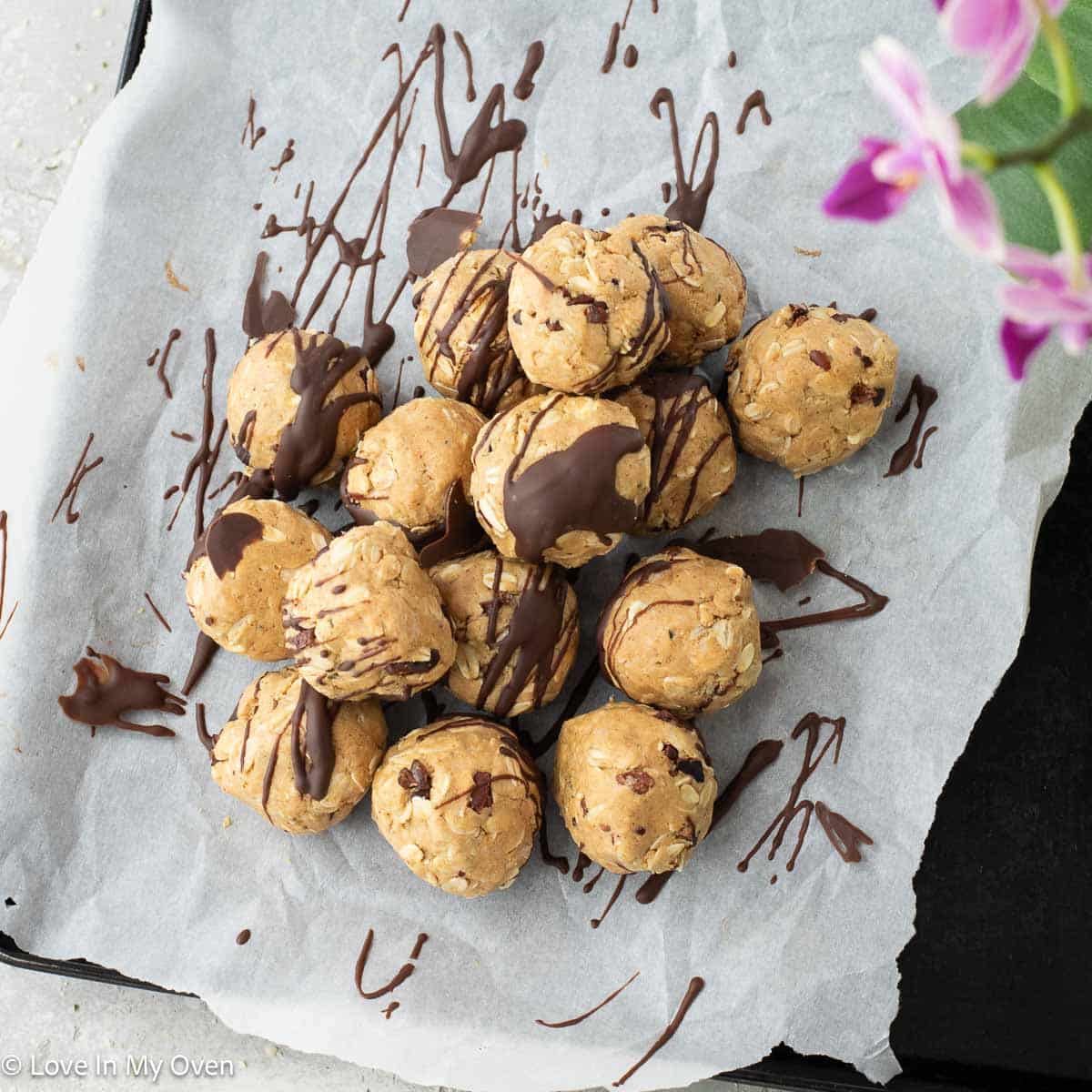 Peanut Butter Protein Balls - Love In My Oven